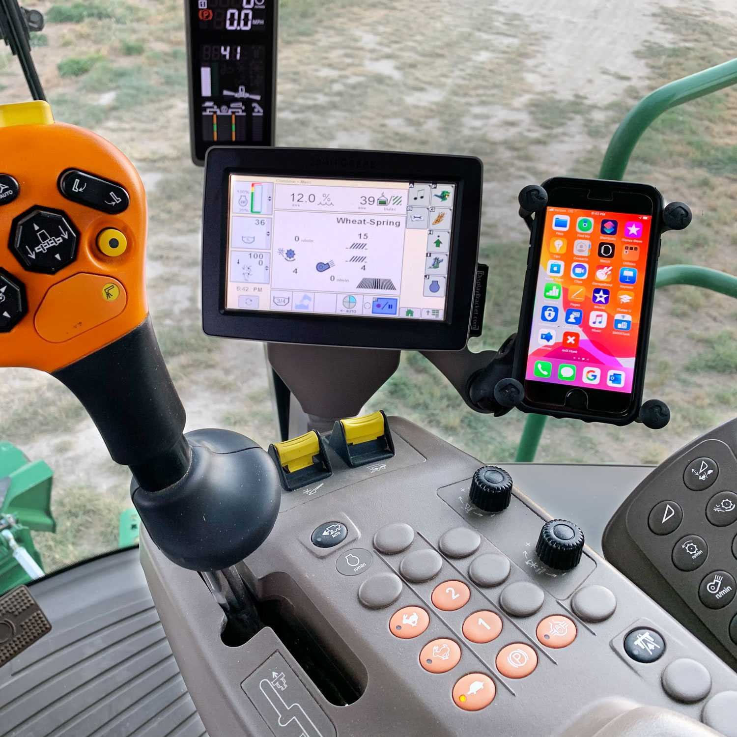 Phone Holder for John Deere Tractor & Combine Cabs