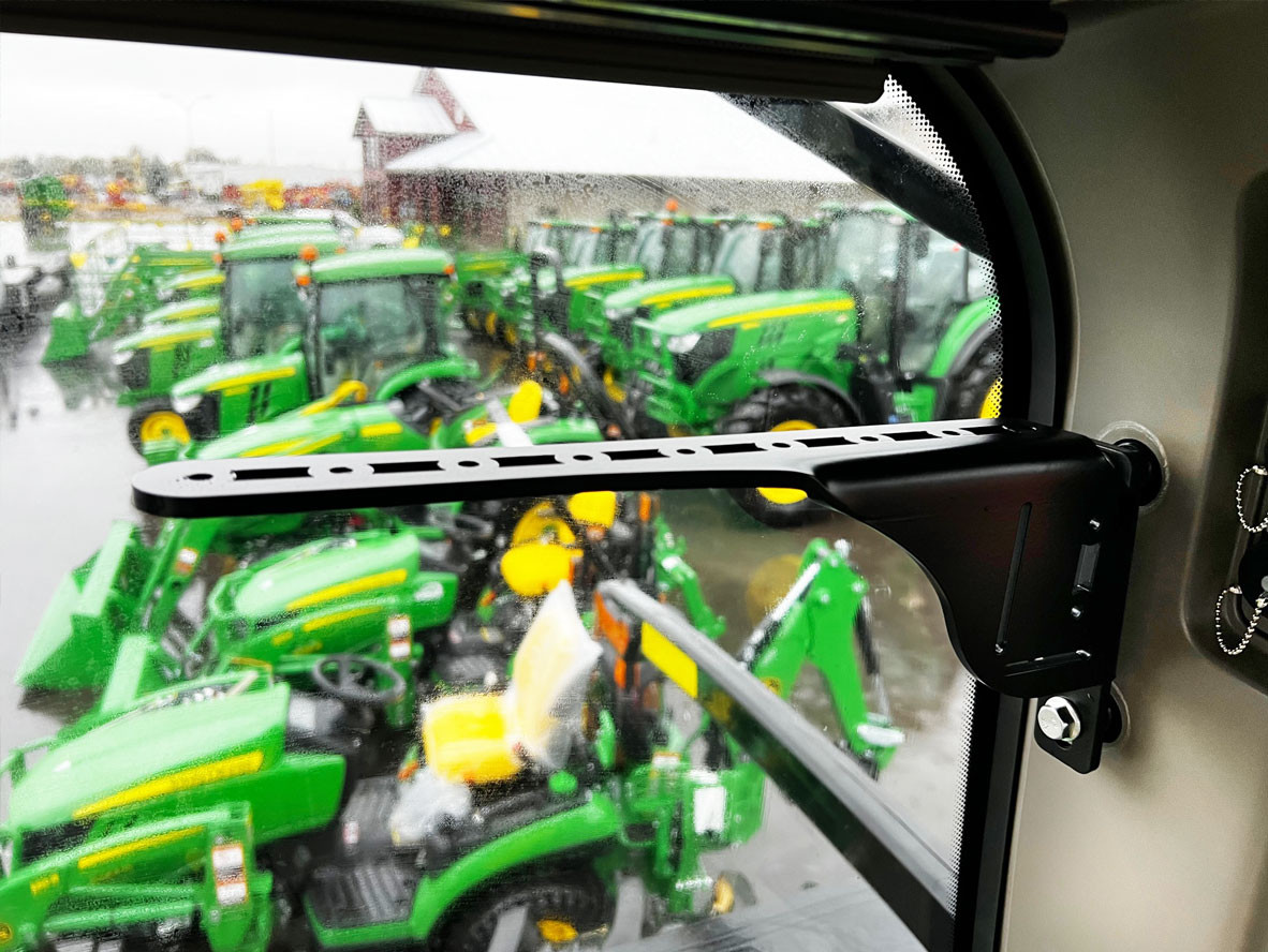 Universal CB Two-Way radio mount for John Deere Tractor