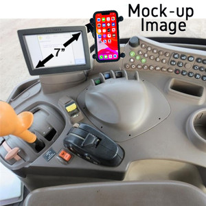 Phone Holder for Tractor Cabs | DisplayBracket.com