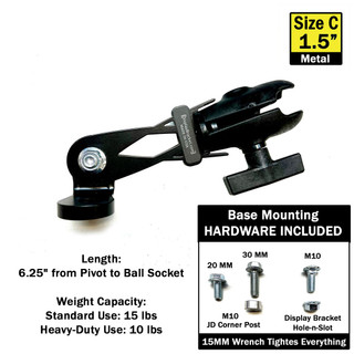 Round Baler Monitor Mounts.