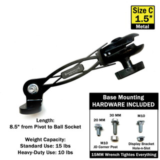 Round Baler Monitor Mounts.
