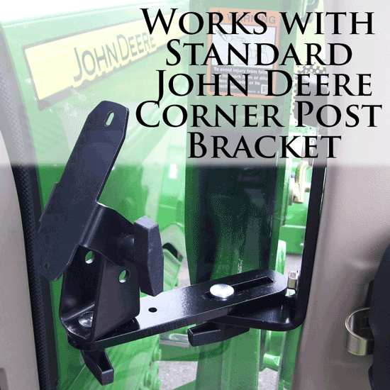 Monitor organizer for John Deere Cab - Display Brackets
