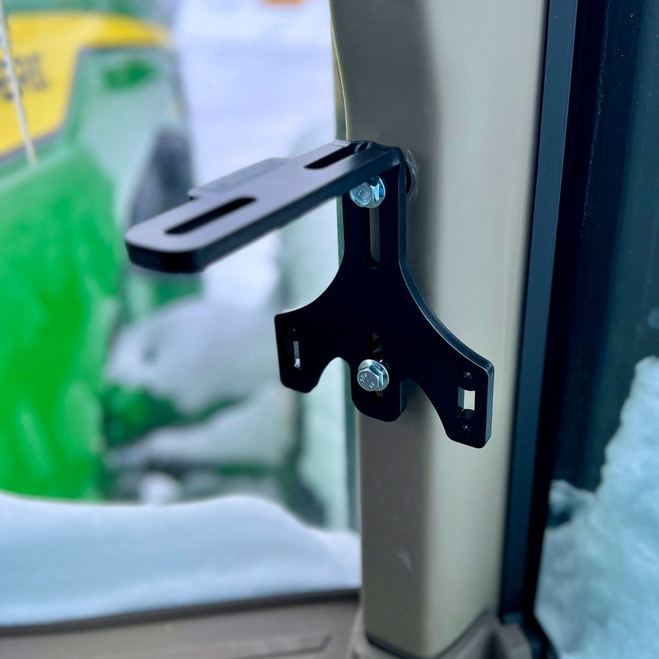Universal CB Two-Way radio mount for John Deere Tractor