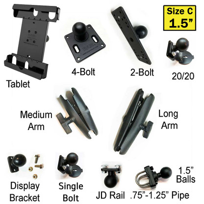 Pick What You Need | Ram Mounts for John Deere and Case IH
