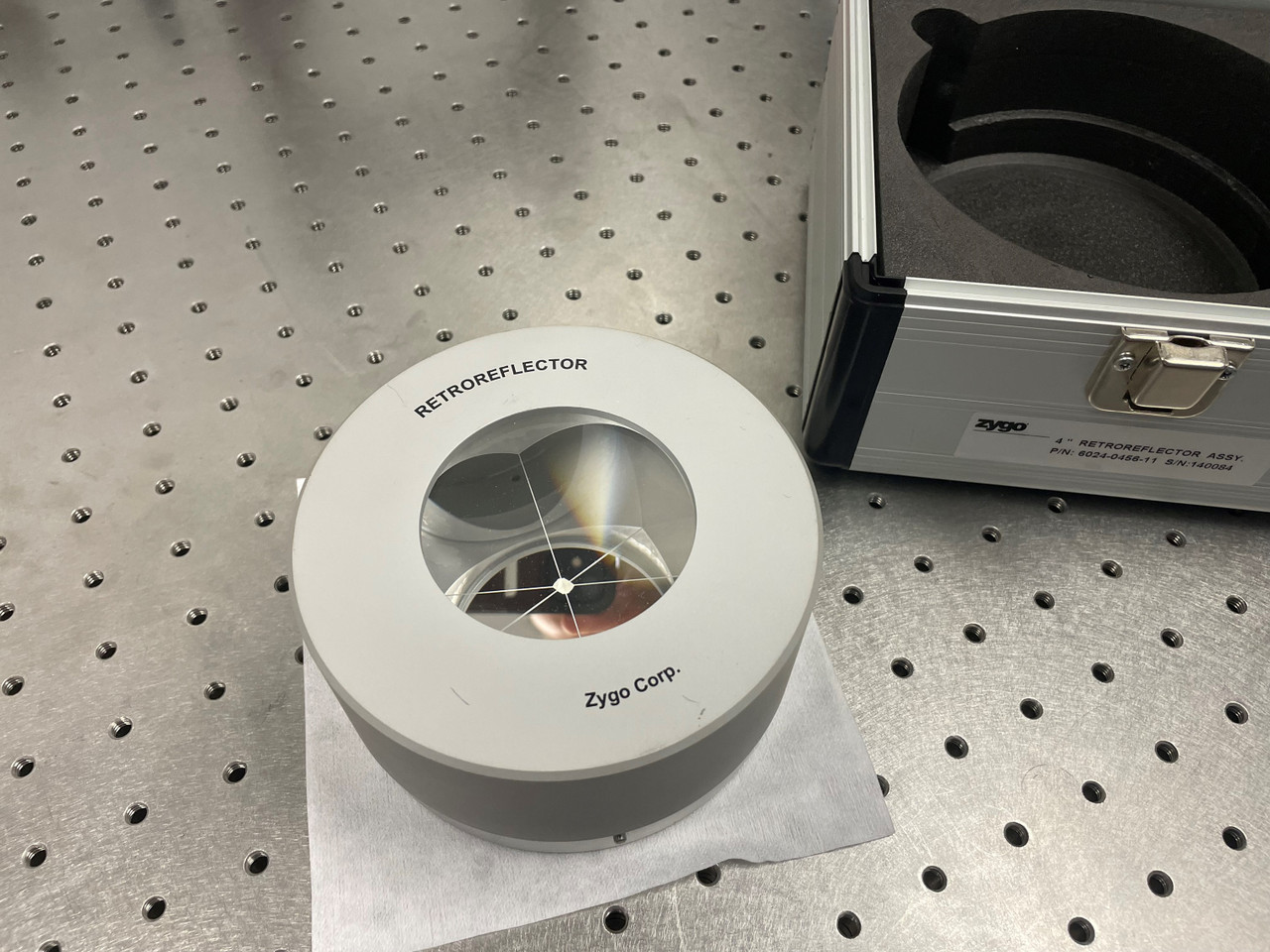 4" Corner Cube Retroreflector - Zygo