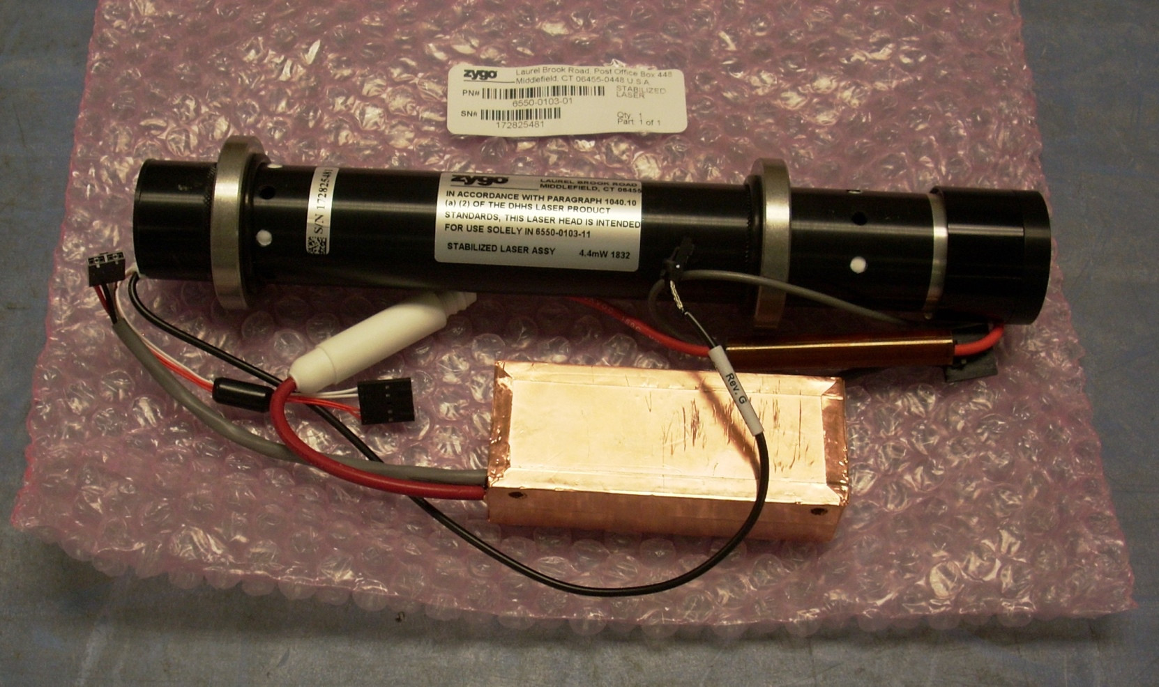 Verifire 633nm Stabilized Laser and Power Supply - Zygo