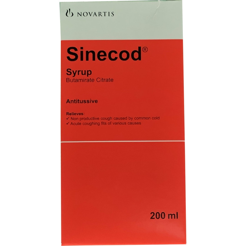 Buy Sinecod Syrup 200ml Online at Best Price & Same Day Delivery at ...