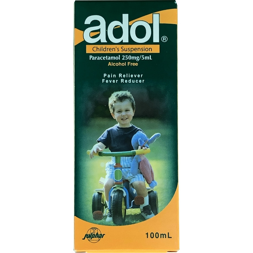 Buy Adol Suspension 250mg/5ml 100ml Online at Best Price & Same Day ...