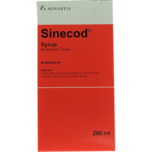 Buy Sinecod Syrup 200ml Online at Best Price & Same Day Delivery at ...