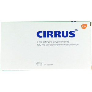 Buy Cirrus 5mg/ 120mg Tabs 14s Online at Best Price & Same Day Delivery ...