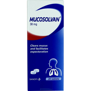 Buy Mucosolvan 30 mg Tabs 20s Online at Best Price & Same Day Delivery ...