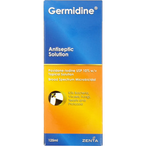 Buy Germidine Antiseptic Solution 125ml Online at Best Price & Same Day ...