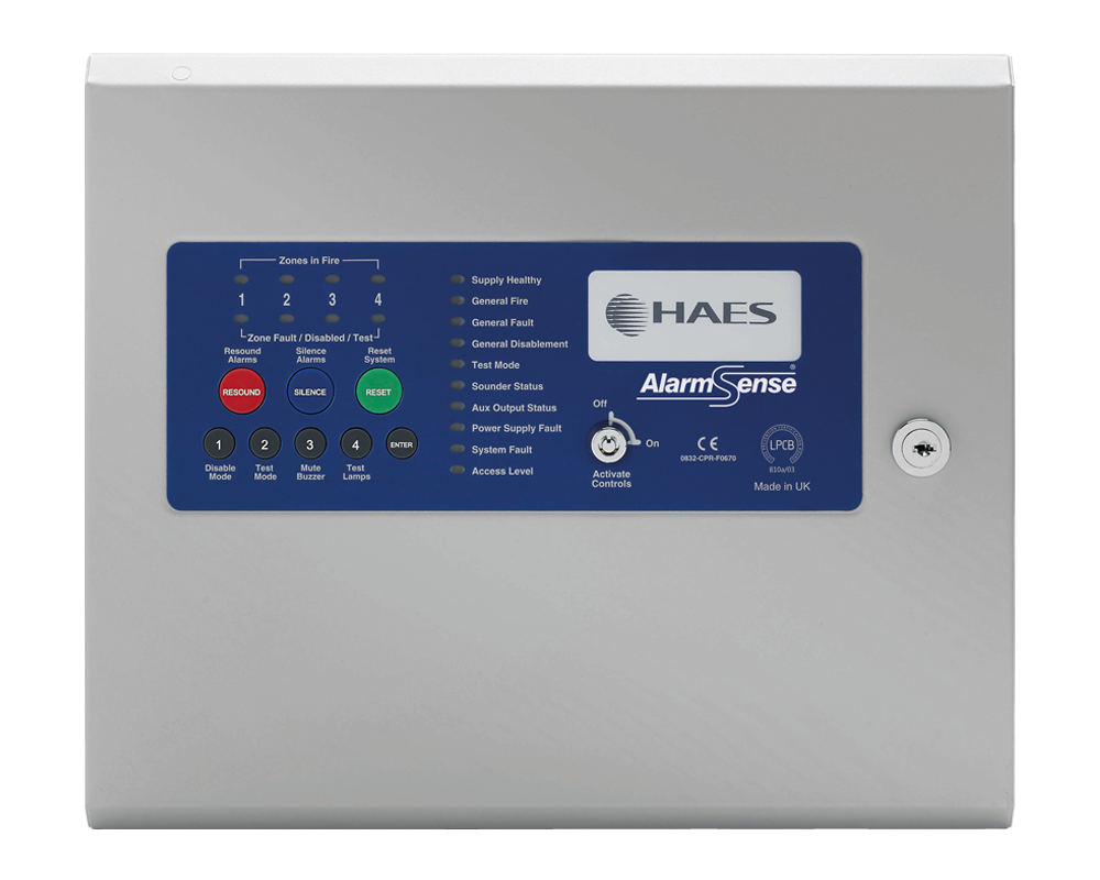 Haes AlarmSense 2 Zone Control Panel - ALS-2