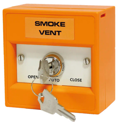 KAC Orange 3 Position Smoke Vent Key Switch - WAK30S-AOV