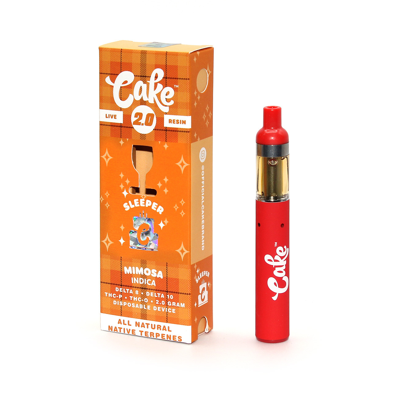 Cake TKO Live Resin 3g Disposable Vape | Cake Delta 8 TKO