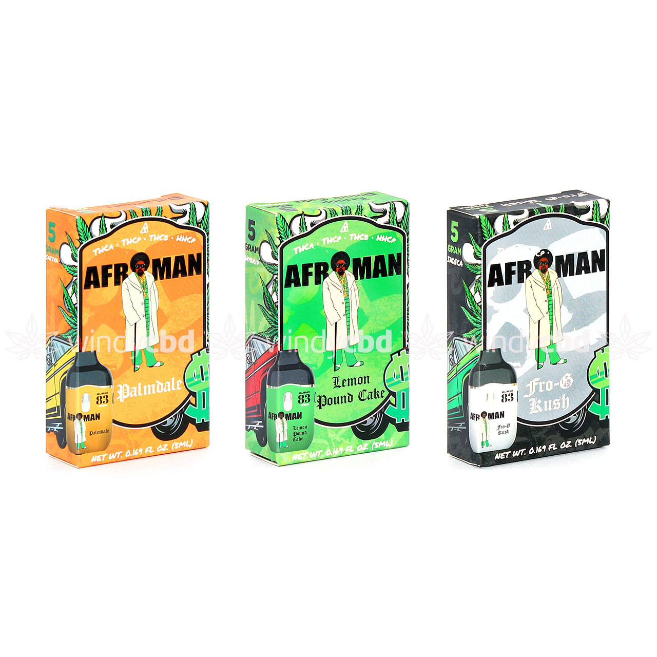 Afroman THC-A + THC-P + D8 5g Disposable Vape THC-B + HHC-P