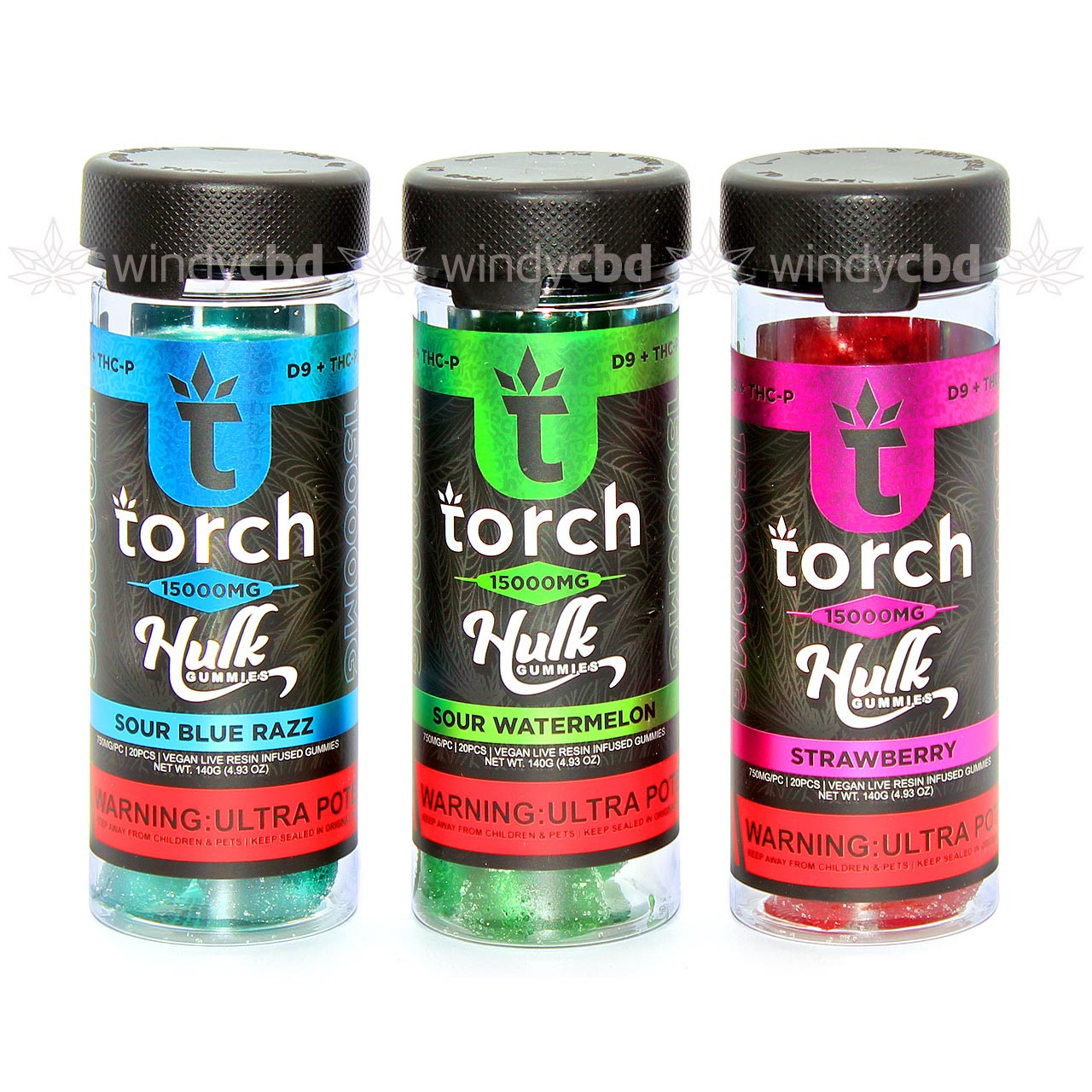 Torch 15000mg Hulk Gummies 20ct | Free Shipping over 49$