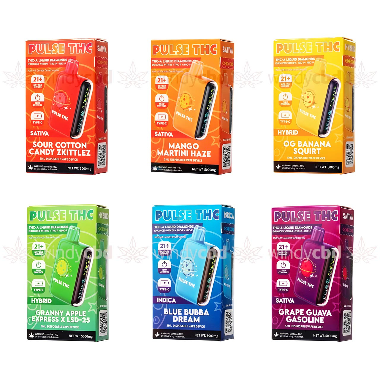 Pulse THC Liquid Diamonds THC 5g Disposable Vape | CBD Online