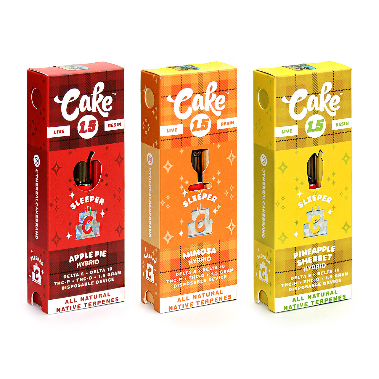 Cake TKO Live Resin 3g Disposable Vape | Cake Delta 8 TKO