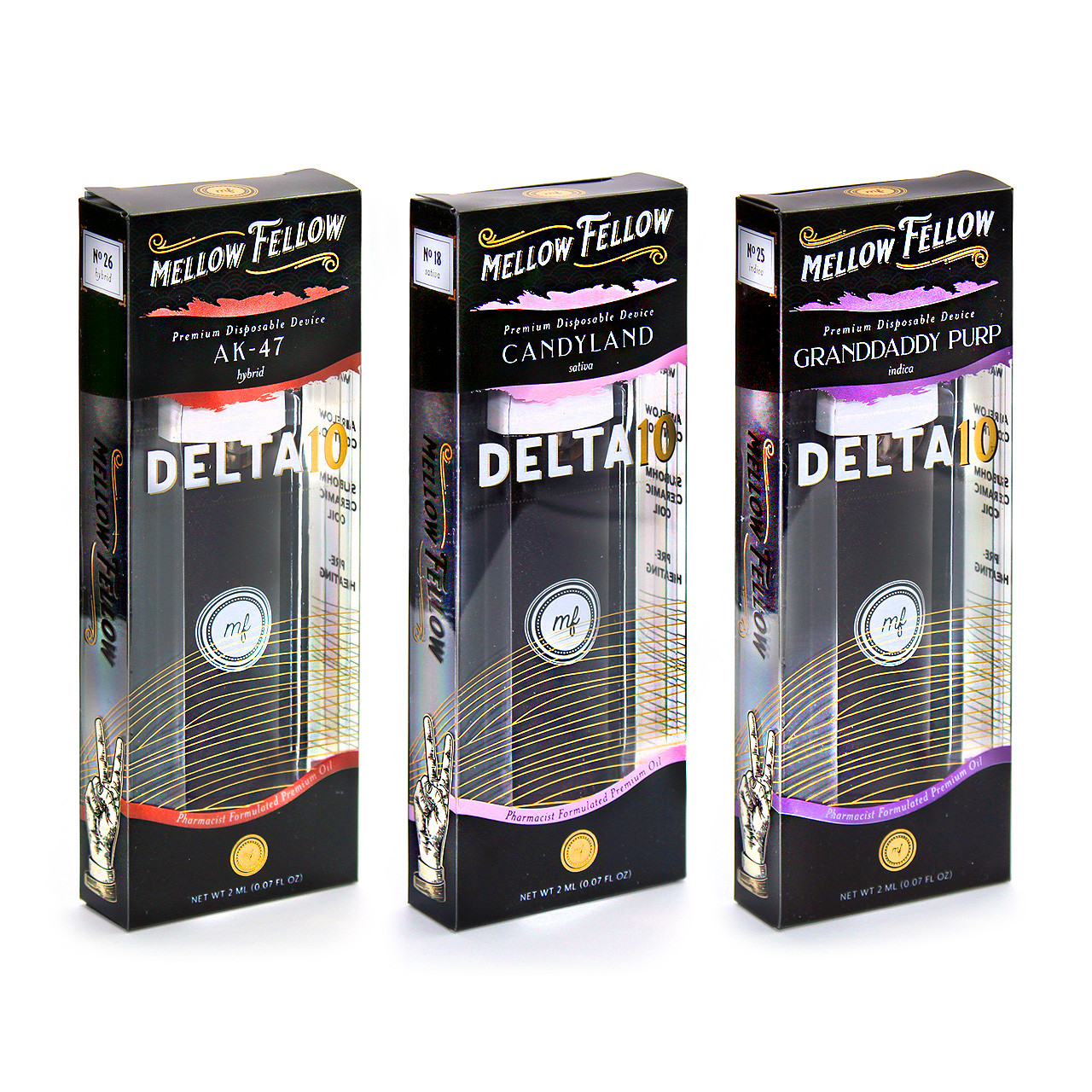 Mellow Fellow 2G Premium Blend Disposable Vape | Mellow THC