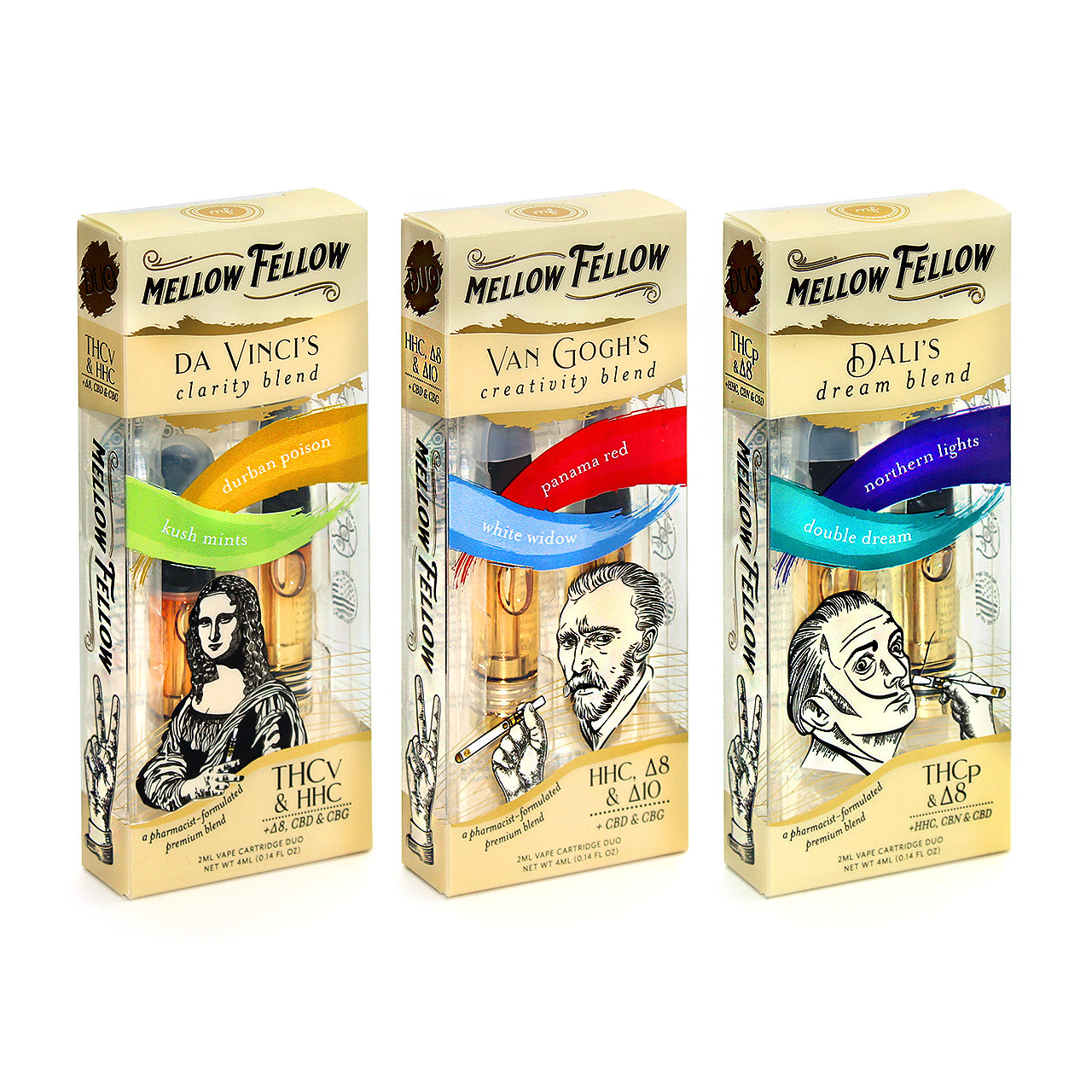 Mellow Fellow 2G Premium Blend Disposable Vape | Mellow THC