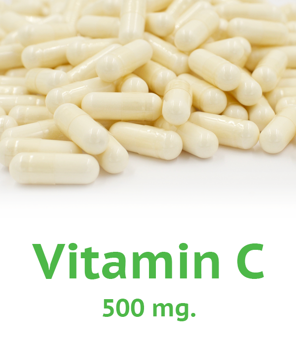 C 500 mg Capsule - VitalBulk Inc. Retail