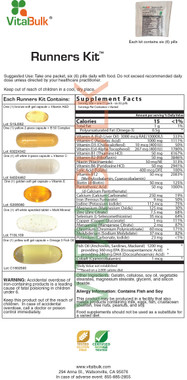 Runners Kit Packet - VitalBulk Inc. Retail