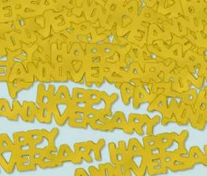 Happy Anniversary Confetti - Party Warehouse
