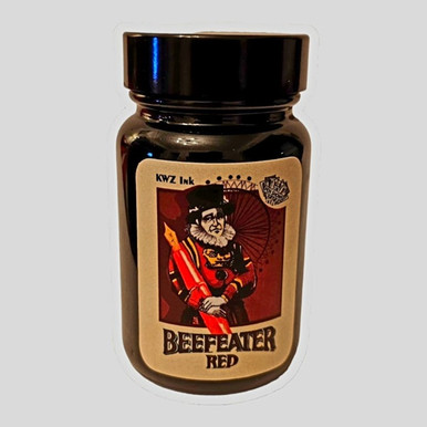 UK PEN SHOWS BEEFEATER RED INK - ukpenshows