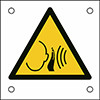 ISO Safety Sign - Warning; Sudden loud noise | 302739 | BRADY