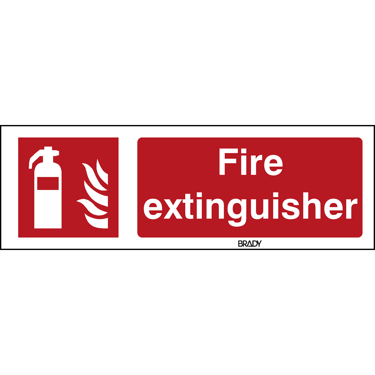ISO 7010 Sign - Fire extinguisher - Fire extinguisher | 816953 | BRADY