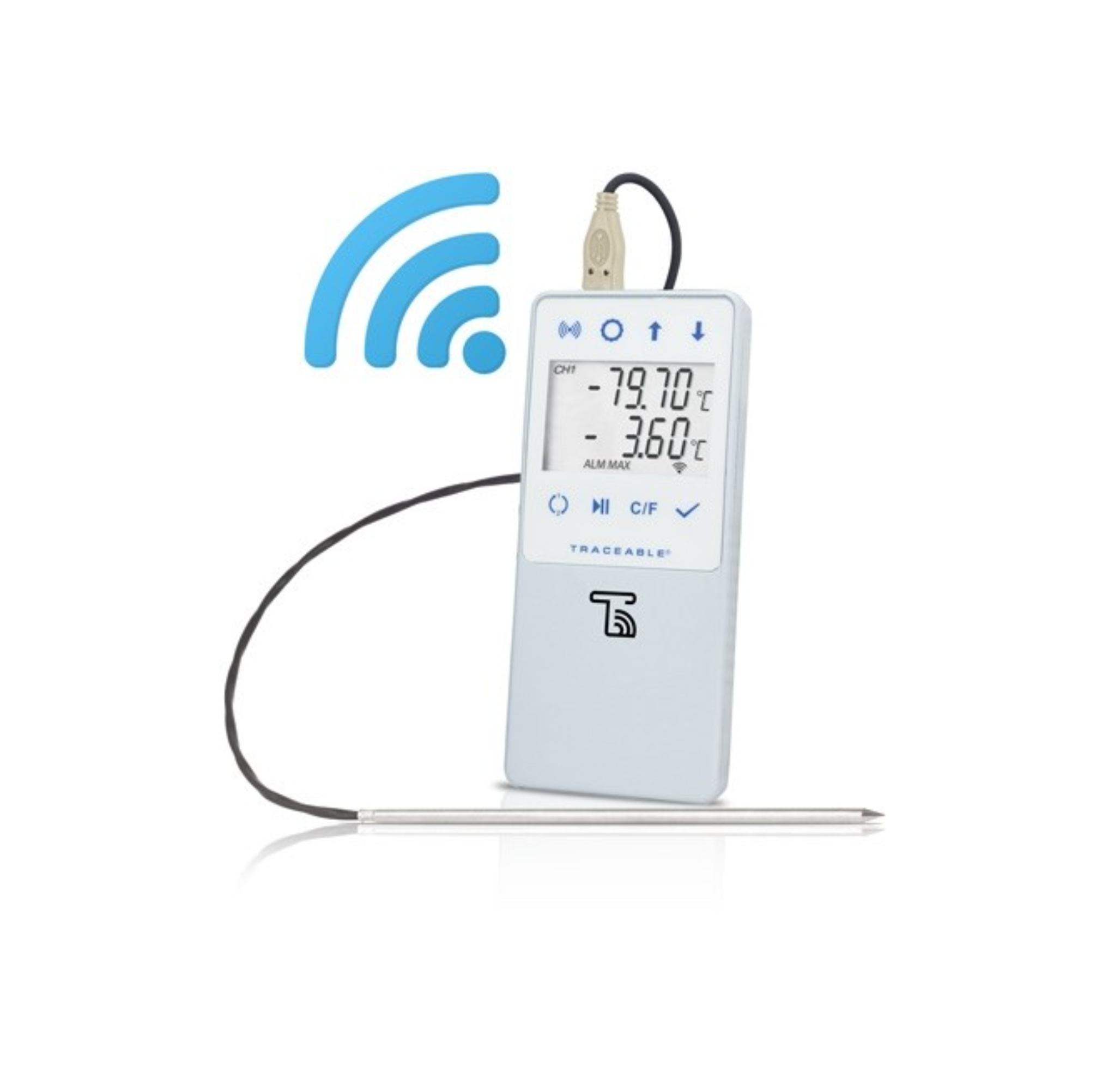 Traceable® Ultra-Low Temperature WIFI Data Logger with TraceableLIVE ...