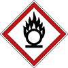 GHS Symbol - GHS03 - Oxidising | 814016 | BRADY