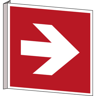 ISO Safety Sign - Direction arrow (90° increments), safe condition ...