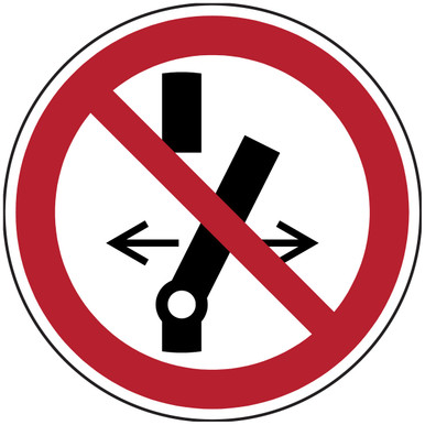 ISO Safety Sign - Do not alter the state of the switch | 826029 | BRADY
