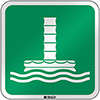 ISO Safety Sign - Marine evacuation chute | 303813 | BRADY