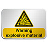 ISO Safety Sign - Warning; explosive material | 305979 | BRADY