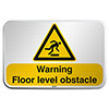 ISO Safety Sign - Warning; Floor level obstacle | 306024 | BRADY