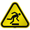 ISO Safety Sign Warning Floor level obstacle | 304356 | BRADY