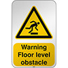 ISO Safety Sign Warning Floor level obstacle | 304357 | BRADY