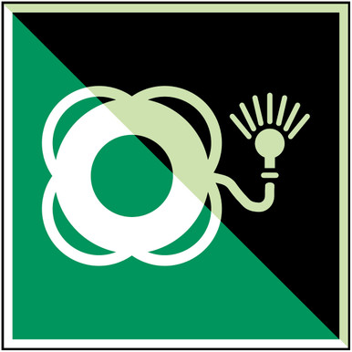 Lifebuoy with light - ISO 7010 | 135074 | BRADY