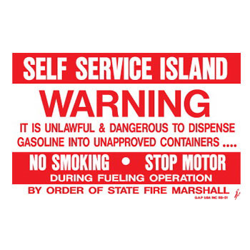 D-950 Fueling Instructions Decal - Global Fueling Systems