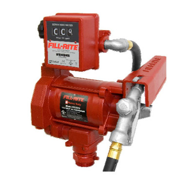 Fill-Rite FR701VA 115V AC Pump w/ 807C Meter w/ Automatic Nozzle (20 ...