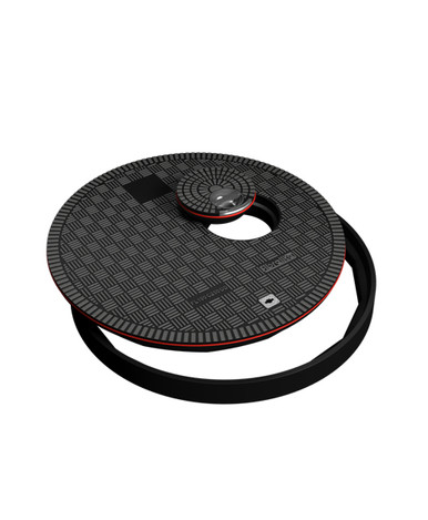 OPW Fibrelite FL100BLACK-HD-OF8 40" Heavy Duty Black Flat Composite ...