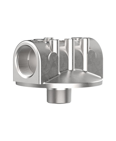 Cim-Tek 50136 800 Series Fuel Filter Adaptor, Aluminum, No Gauge Ports ...