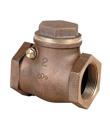 OPW 175-0044 2" Bronze Swing Check Valve - Global Fueling Systems