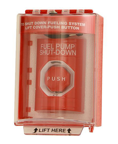 Franklin Fueling IA-ESOCA-RD Red Emergency Stop Operator w/ Lift-Up ...