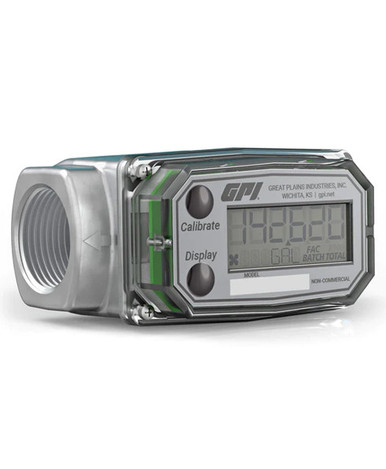 GPI 113700-01 1'' Aluminum Digital Methanol Meter (3 - 50 GPM) - Global ...