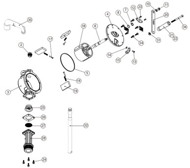 Fill-Rite 100F0741 Check Valve Assembly for 100 Series Hand Pump ...