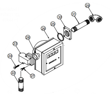 Fill-Rite 305F0998 Outlet Fitting (305 Remote) - Global Fueling Systems